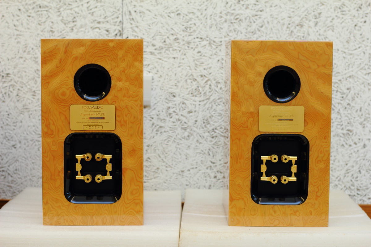 【已售出，喇叭】加拿大原裝Focus Audio FS-68SE 十週年紀念版書架喇叭